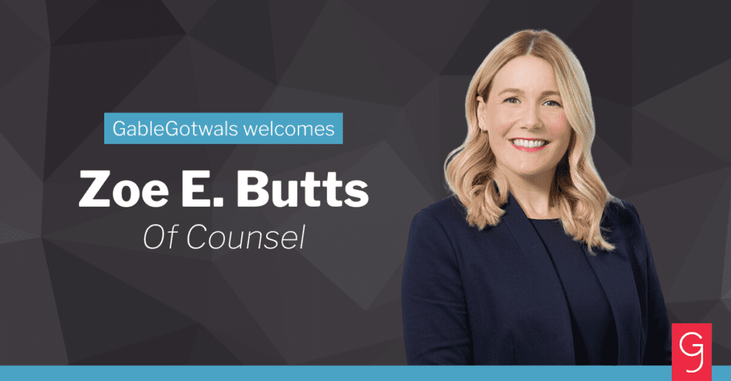 GableGotwals Welcomes Zoe Butts Dowdell to the Firm - GableGotwals
